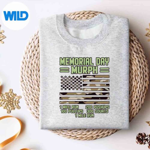 Memorial Day SVG, Memorial Day Murph Mile Run Veteran SVG - WildSvg