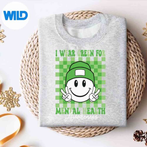 Mental Health SVG, Mental Health Matters I Wear Greental Health ...