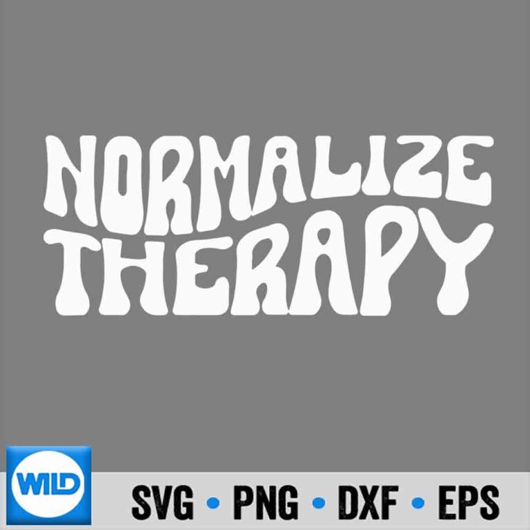 Mental Health SVG, Normalize Therapytal Health Awareness Vintage SVG ...