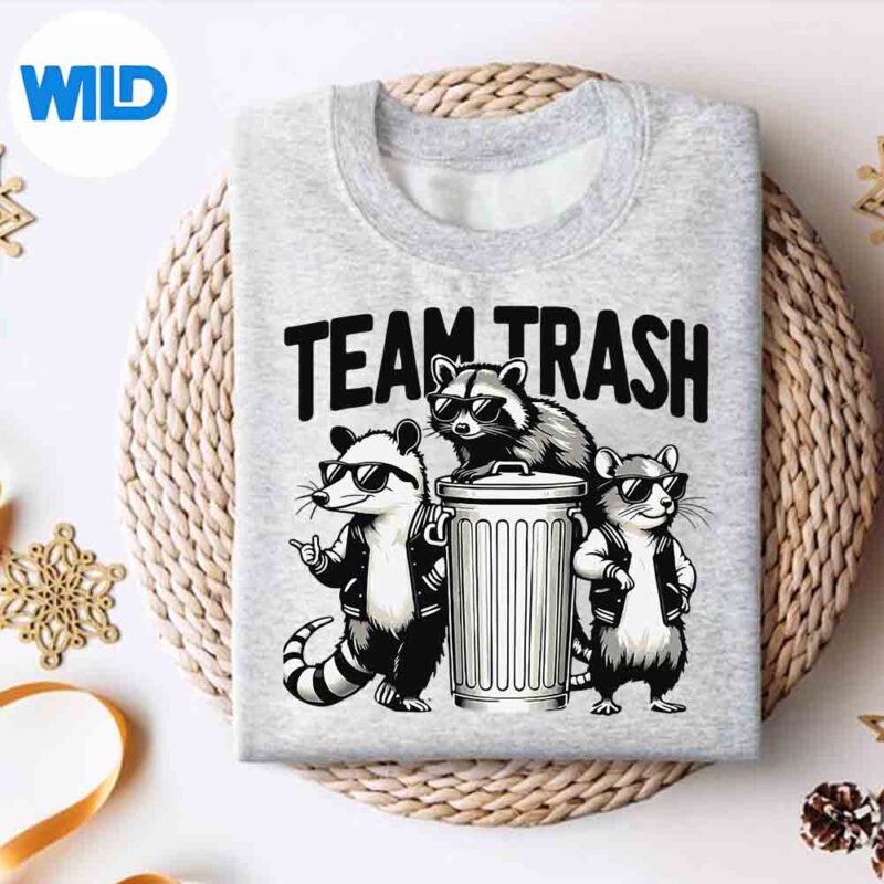 Team SVG, Team Trash Vintage SVG - WildSvg