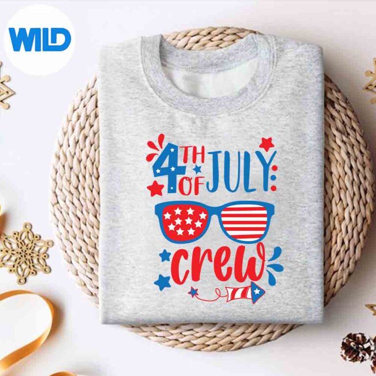 Fourth Of July SVG, 4th Of July Crew Matching Family SVG - WildSvg