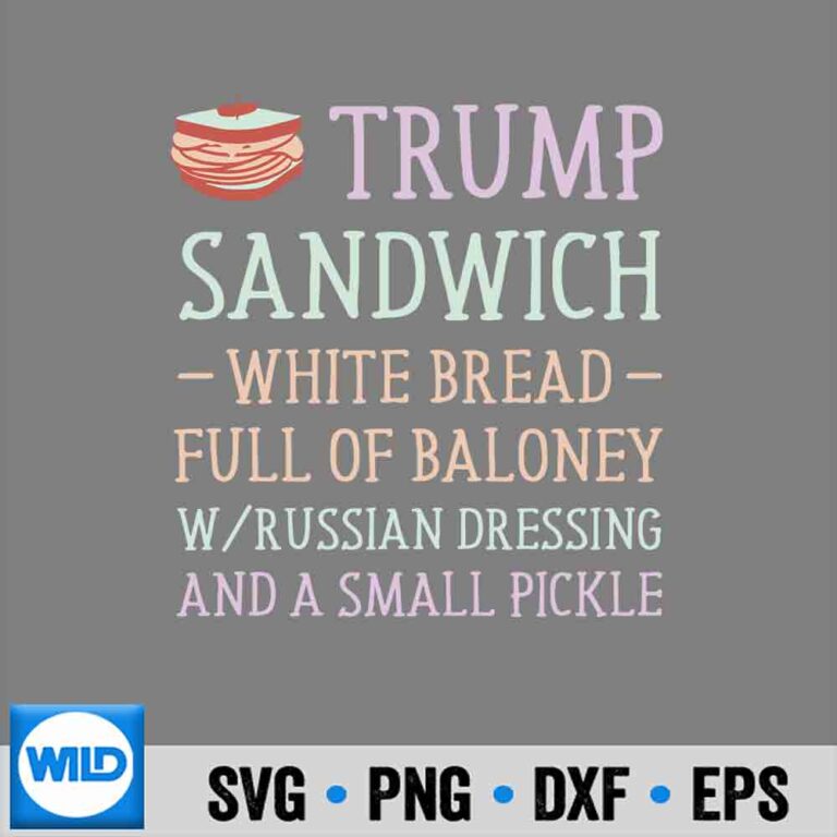 Trump SVG, Anti Trump Sandwich Sign Vintage SVG - WildSvg