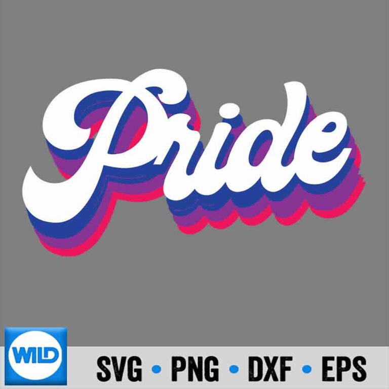 Bisexual SVG, Bisexual Bi Pride Flag Pride SVG - WildSvg
