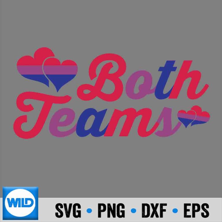 Bisexual SVG, Both Teams Gay Bisexual Equality Top Relax Modern SVG ...