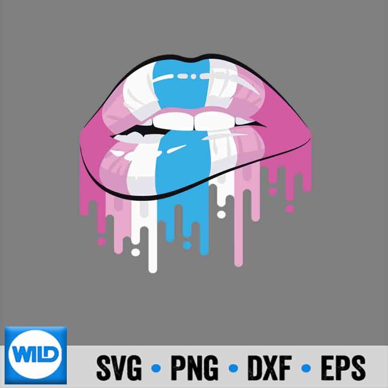 Transgender SVG, Fem Lip Bite Crossdressing Trans Transgender Pride ...