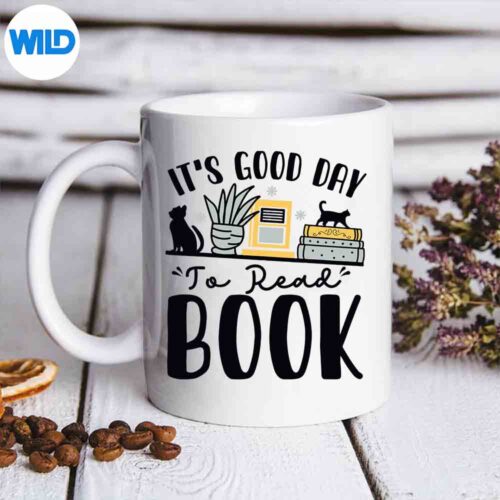 Book SVG, Its Good Day To Read Book Bookworm For Teachers SVG - WildSvg