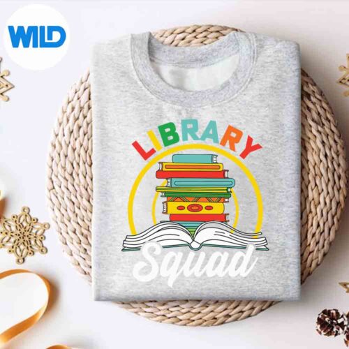 Library SVG, Library Squad Librarian Bookworm Reading Book Lover SVG ...