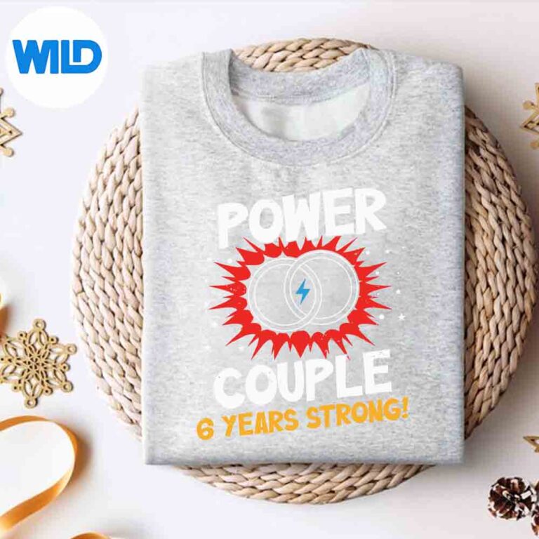 Power SVG, Power Couple Years Strong Couples Wedding Anniversary SVG ...