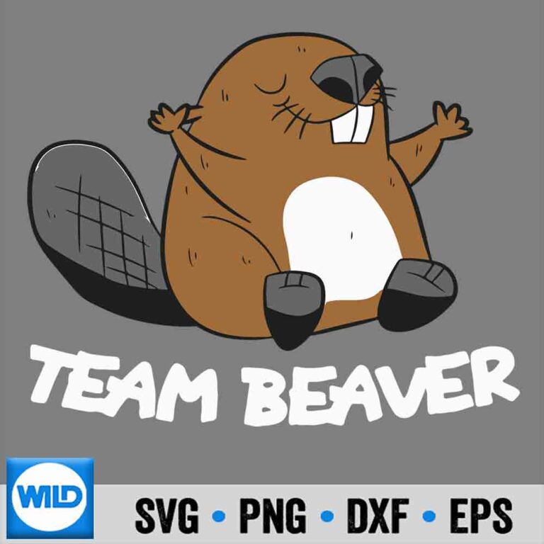 Beaver SVG, Team Beaver Beaver Vintage SVG - WildSvg