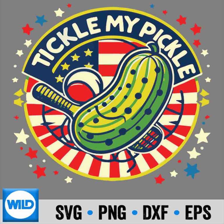 Pickle SVG, Tickle My Pickle Vintage SVG - WildSvg