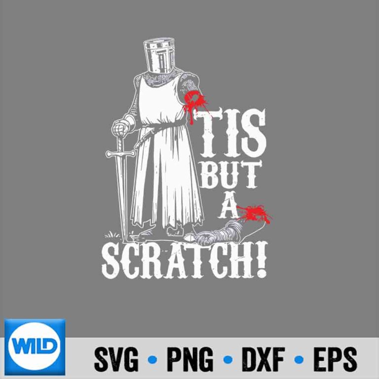 Scratch SVG, Tis But A Scratch Vintage SVG - WildSvg
