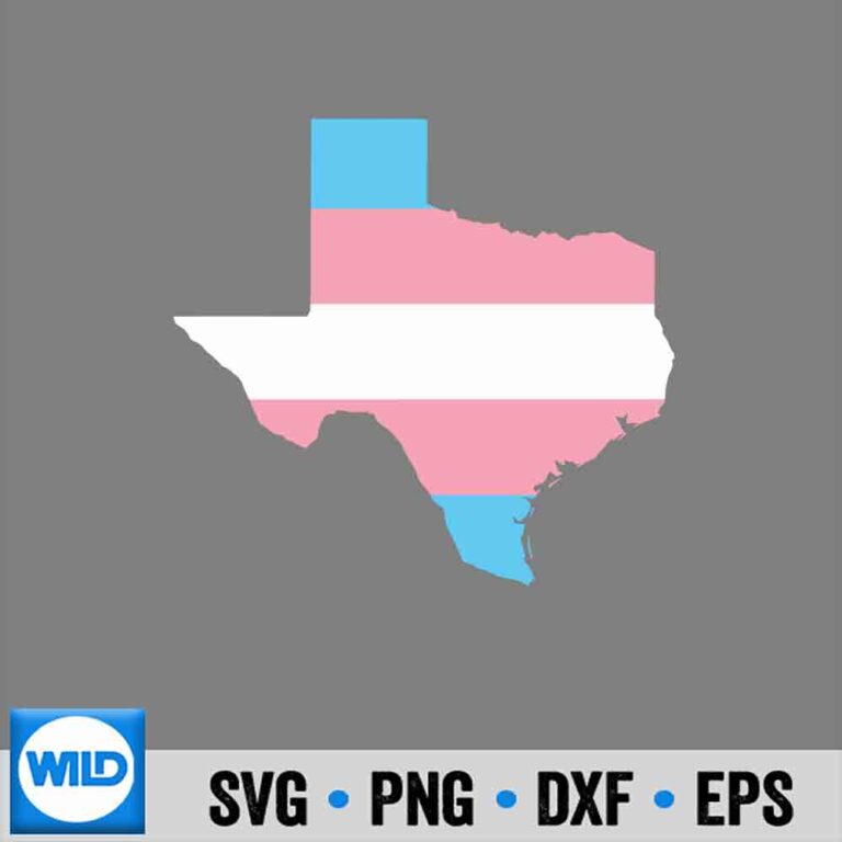 Transgender SVG, Trans Flag Texas Lgbt Pride Support SVG - WildSvg
