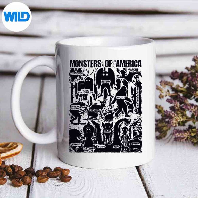 Bigfoot SVG, Bigfoot Mothman Champ And Other Monsters Of America ...