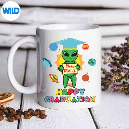 Nurse SVG, Happy Graduation Day Alien Preschool Nursery School Grad SVG ...