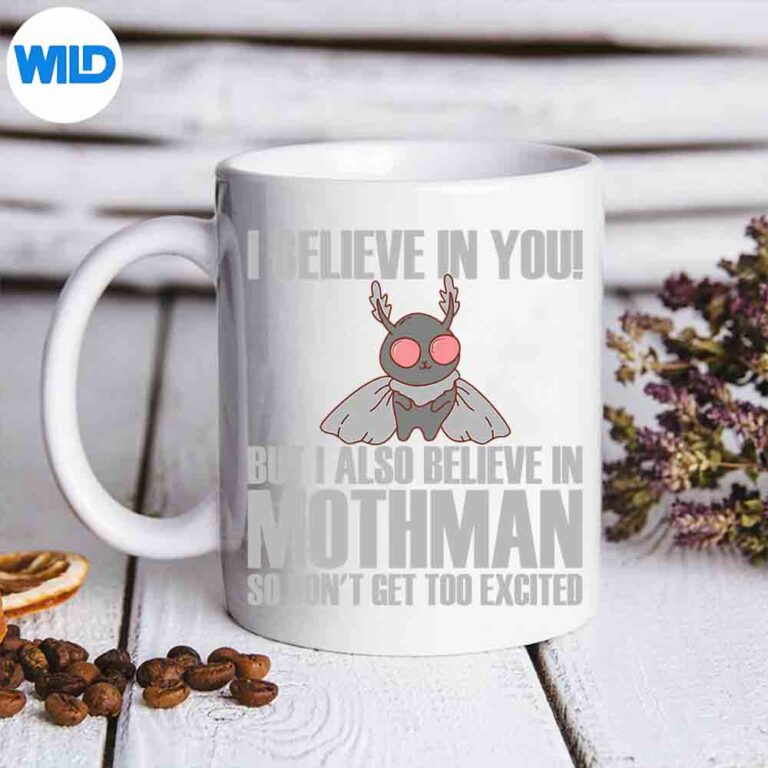 Cryptid SVG, I Believe In You I But Also Mothman Cute Cryptid Moth SVG ...