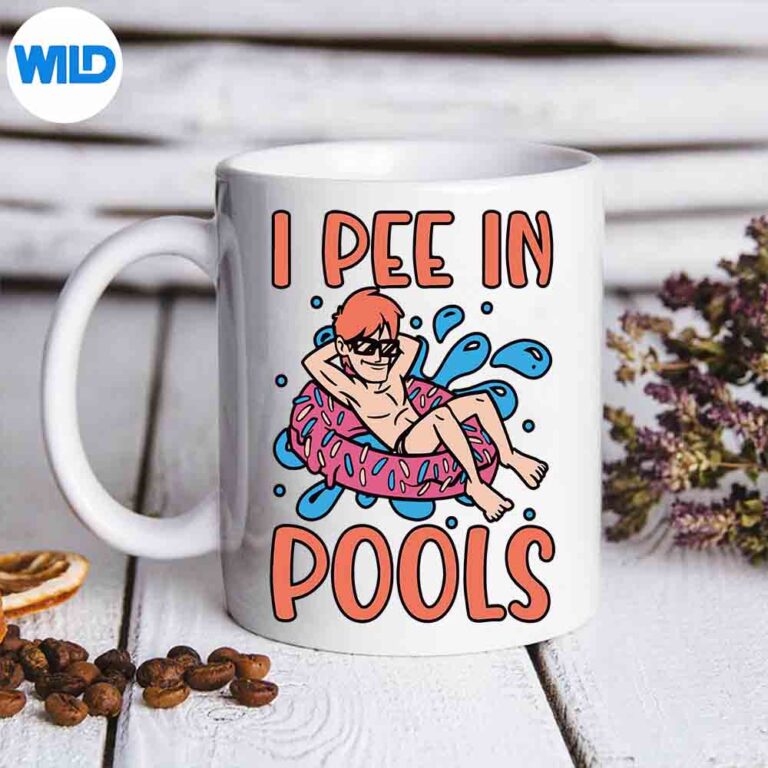 Swimming SVG, I Pee In Pools Joke Swimming Party Peeing In Pools SVG - WildSvg