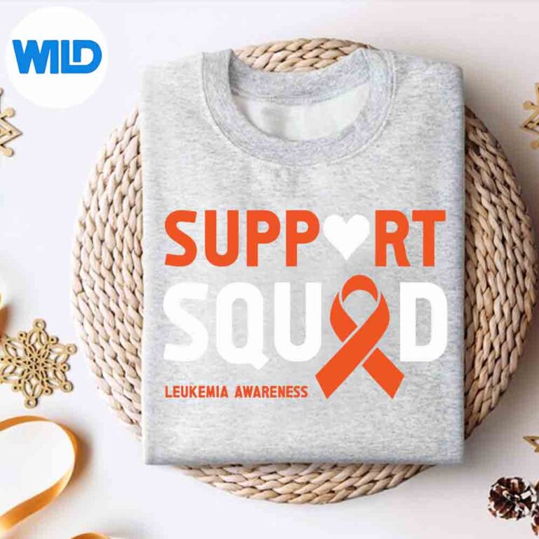 Multiple Sclerosis SVG, Support Squad Leukemia Awareness Amused SVG ...