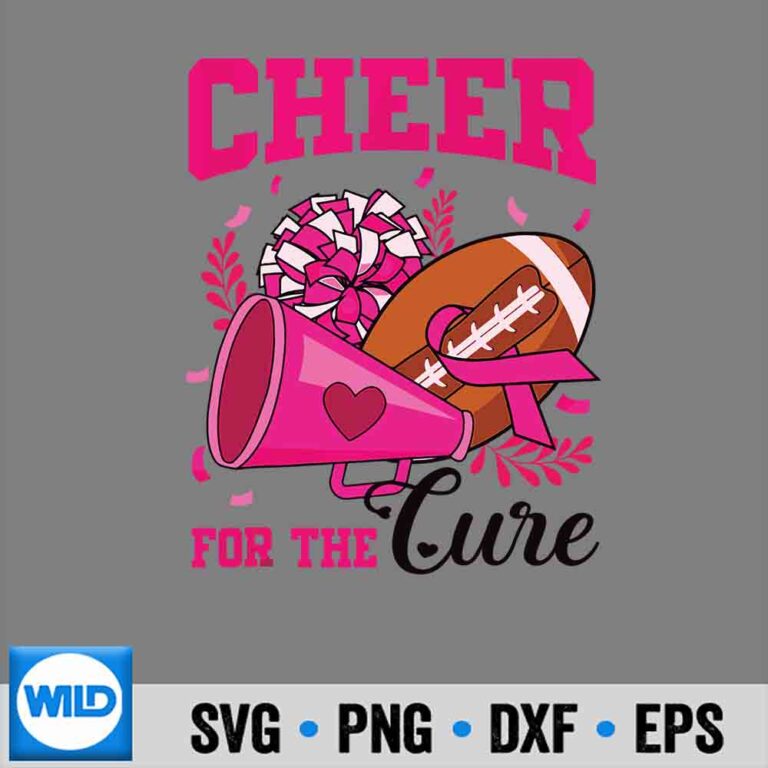 Breast Cancer Awareness SVG, Breast Cancer Month Support Pink Out Cheer ...