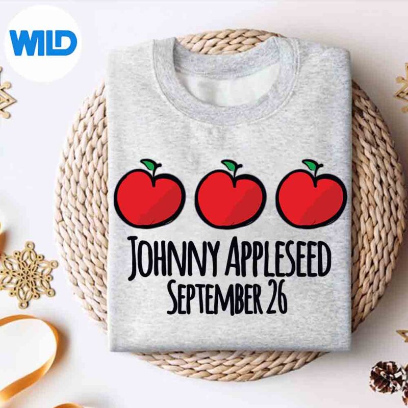 Celebrate SVG, Celebrate Johnny Appleseed September Teachers Preschool ...