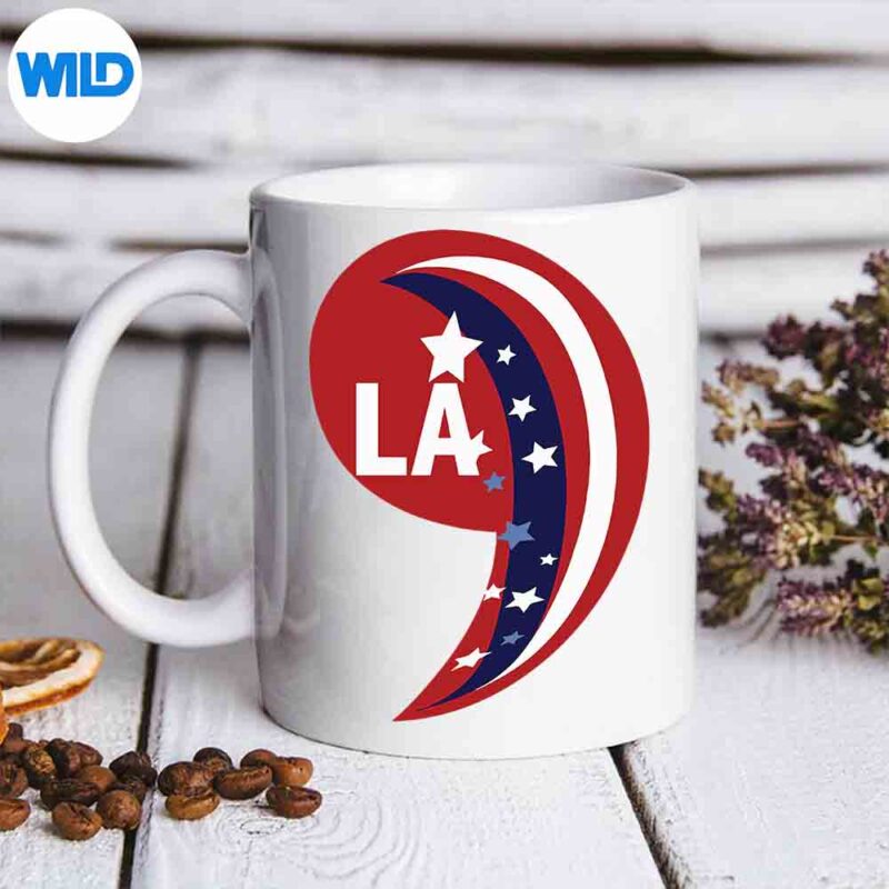 Comma SVG, Comma La Kamala Harris Blue Comfort Aka SVG - WildSvg