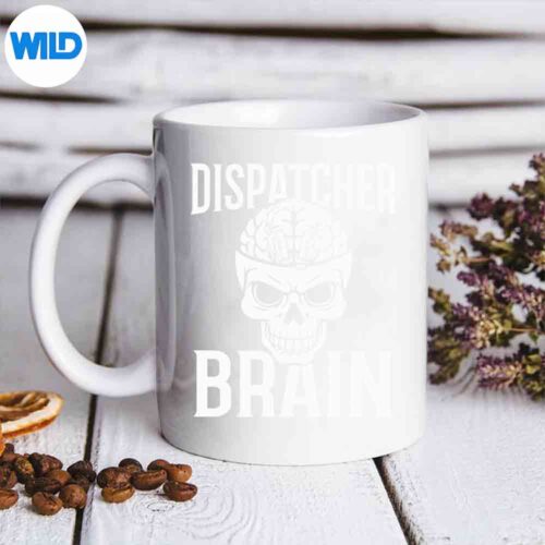 Skull SVG, Dispatcher Skull Thin Gold Line Yellow Dispatcher Brain SVG ...