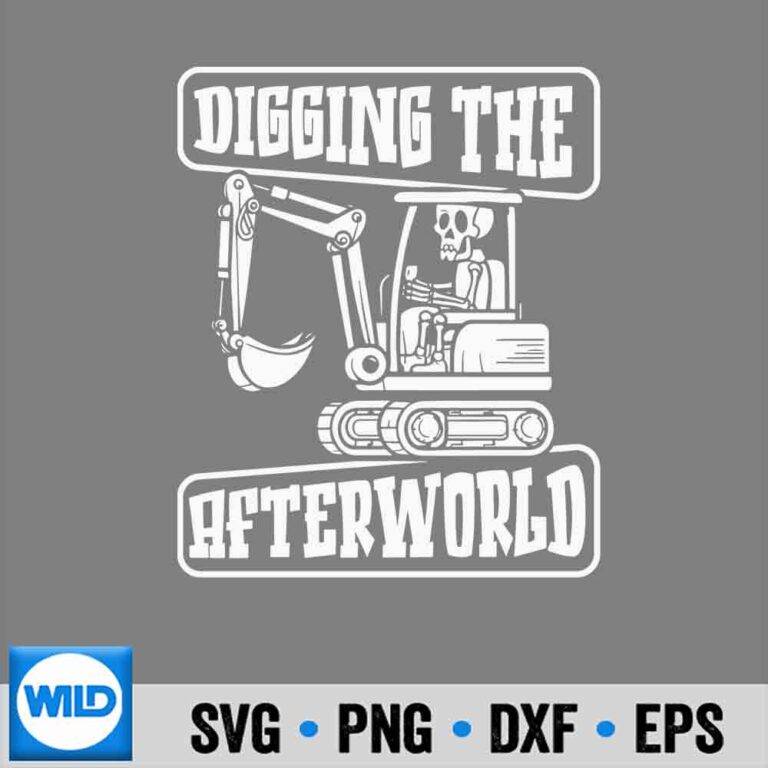 Skeleton SVG, Excavate Skeleton Heavy Equipment Digger Excavator ...