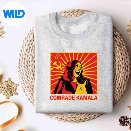 Kamala SVG, Fun Socialist Comrade Kamala Commie La Harris Kammunism SVG ...