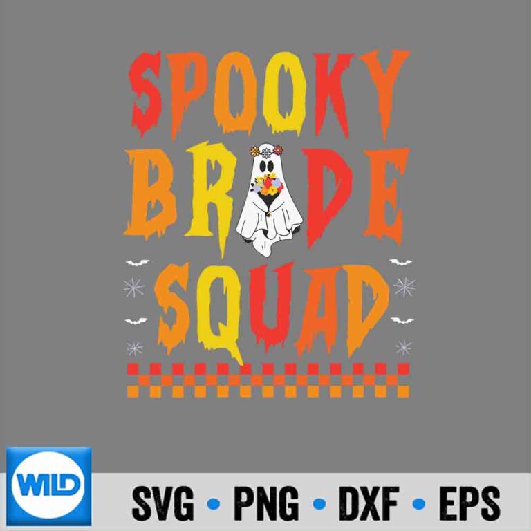 Skeleton SVG, Halloween Spooky Bride Bridesmaid Skeleton Bachelorette ...