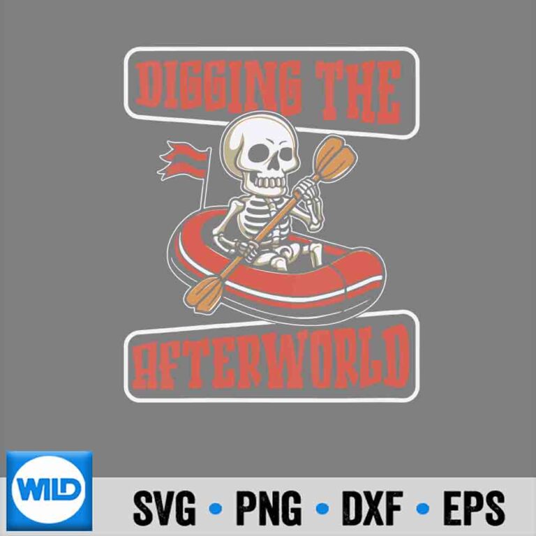 Skeleton SVG, Rafter Skeleton Boating White Water Rafting SVG - WildSvg