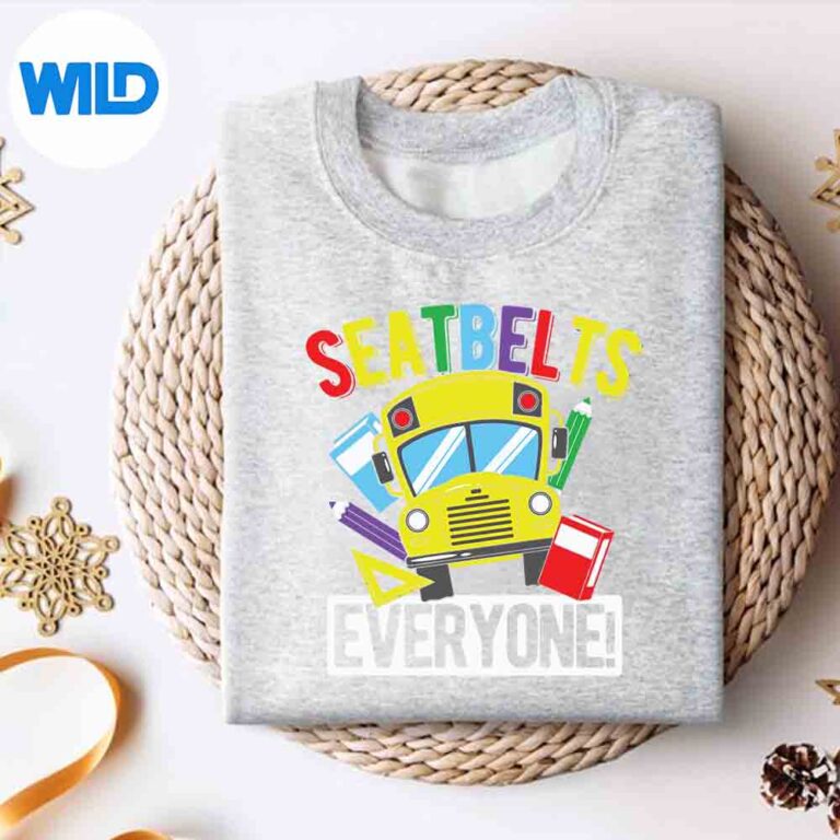 School SVG, Seat Belts Everyone School Bus Safety Student Bus Driver ...