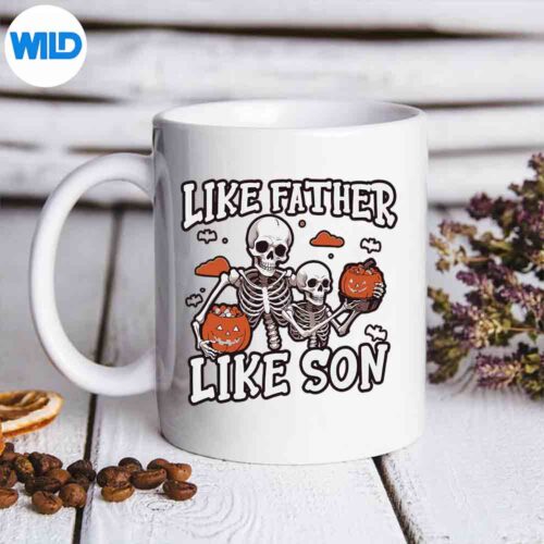 Skeleton SVG, Skeleton Father Son Matching Halloween Costume SVG - WildSvg