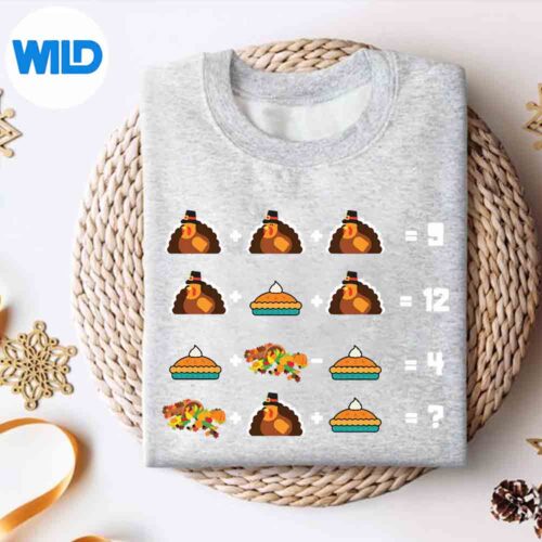 Turkey SVG, Thanksgiving Math Equation Turkey For Teachers SVG - WildSvg