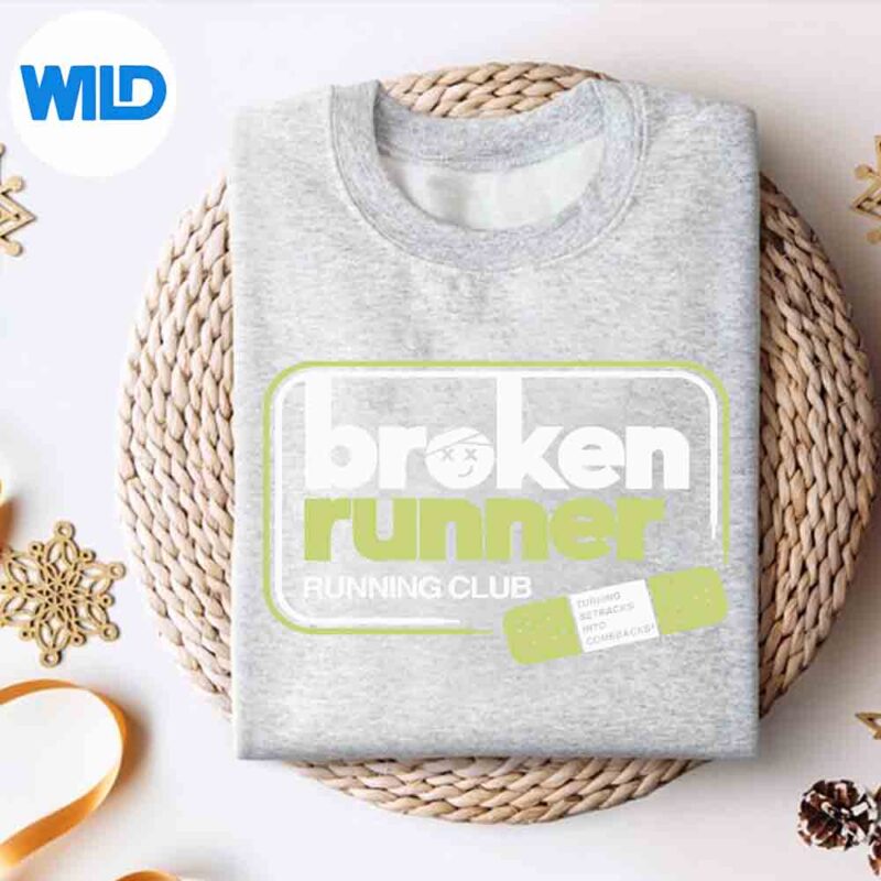 Runner SVG, Broken Runner Running Club Turning Setbacks Into Comebacks ...