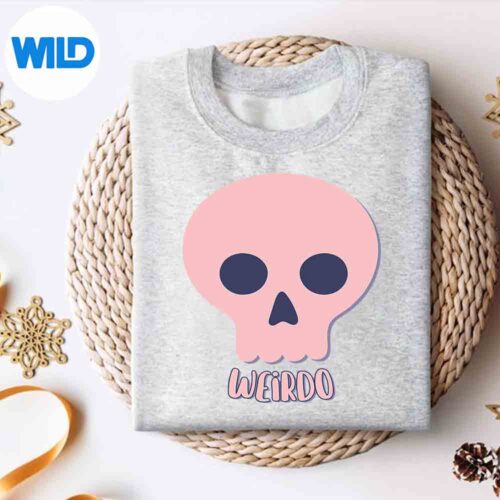 Skull SVG, Cute Pastel Goth Skull Weirdo Aesthetic Gothic Punk Grunge ...