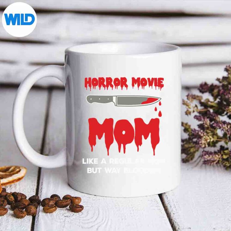 Horror SVG, Horror Movie Mom For Mom Horror Film SVG - WildSvg