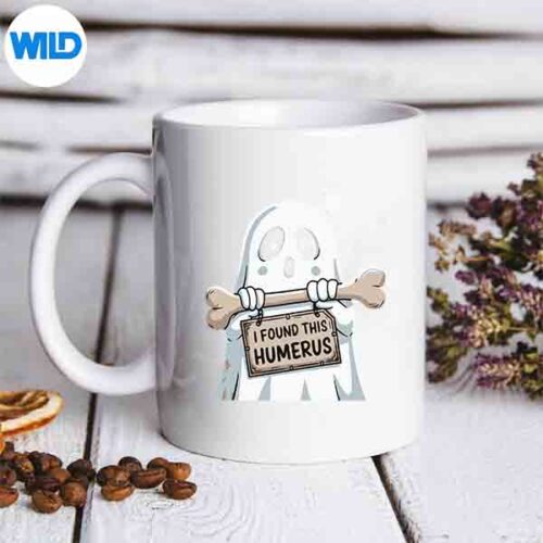 Humerus Retro Ghost SVG, I Found This Humerus Halloween Ghost Bone ...