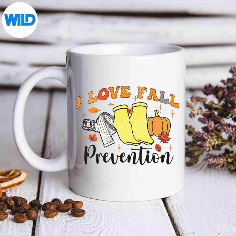Prevention SVG, I Love Fall Prevention Vintage SVG - WildSvg
