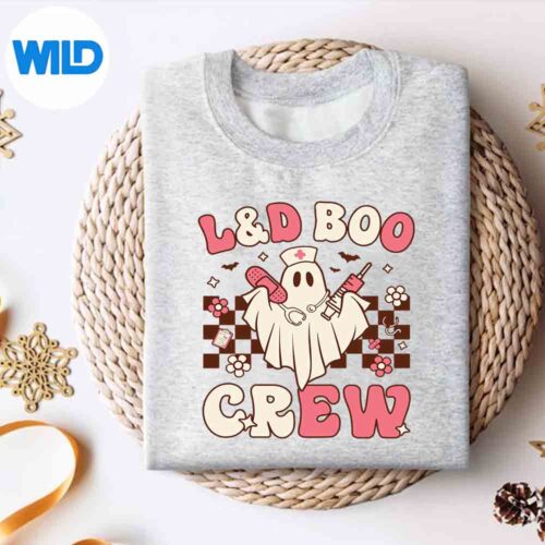 Halloween SVG, Ld Nurse Boo Crew Halloween Costume Labor Delivery SVG ...