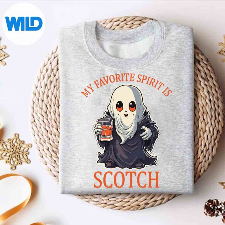 Scotch SVG, My Favorite Spirit Is Scotch Scotch Lover SVG - WildSvg