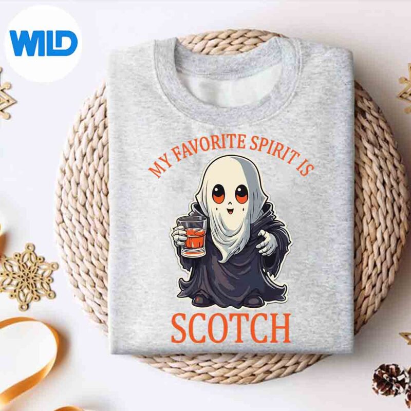 Scotch SVG, My Favorite Spirit Is Scotch Scotch Lover SVG - WildSvg
