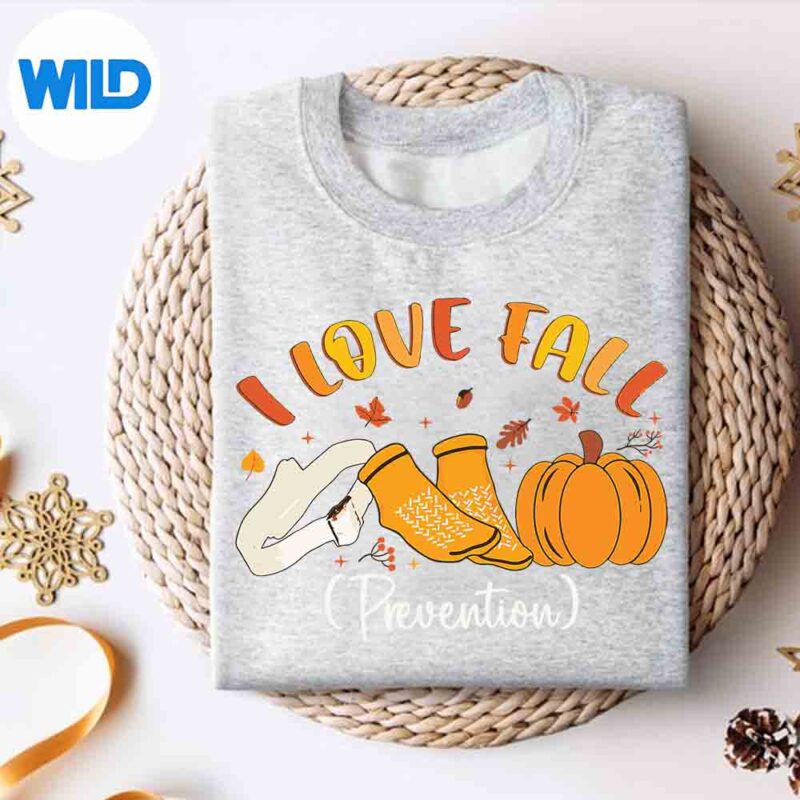 Nurse SVG, Nurse Fall I Love Fall Prevention Fall Physical Therapy SVG ...