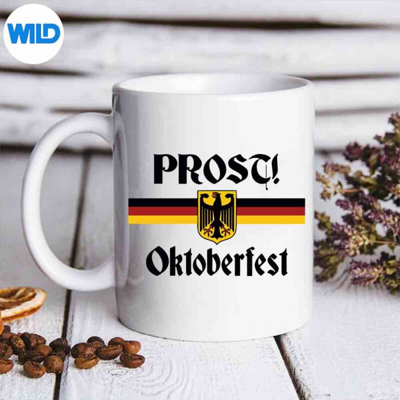 Oktoberfest SVG, Oktoberfest Prost Deutschland German Flag Eagle Coat ...