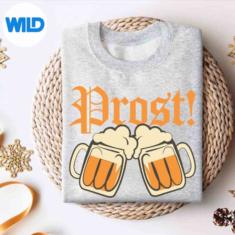 Oktoberfest SVG, Oktoberfest Prost German Cheers Vintage SVG - WildSvg