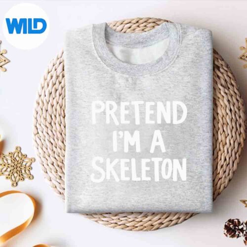 Skeleton SVG, Pretend Im A Skeleton Excited SVG - WildSvg
