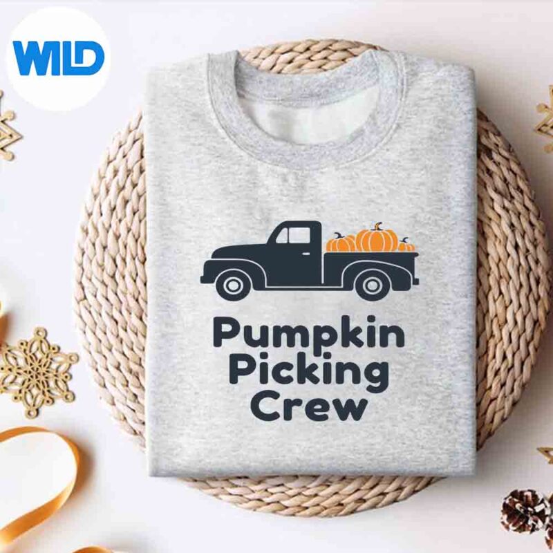 Pumpkin SVG, Pumpkin Picking Crew Halloween Farm Truck Pumpkins SVG ...