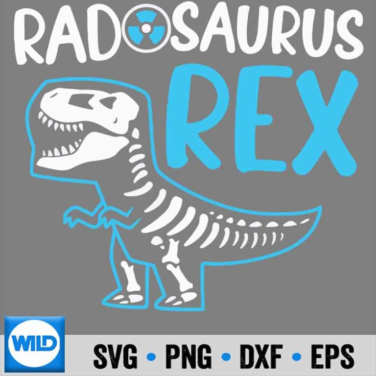 Skeleton SVG, Radiologist Dinosaur Xray Rad Tech Radiology SVG - WildSvg
