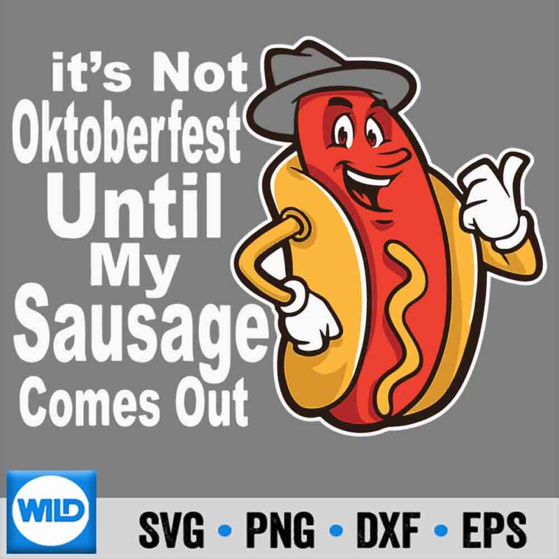 Oktoberfest SVG, Sausage Meme Oktoberfest Costume Joke Bavarian German ...