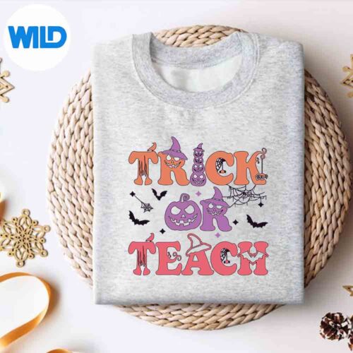 Halloween SVG, Trick Or Teach Teacher Halloween Costume SVG - WildSvg