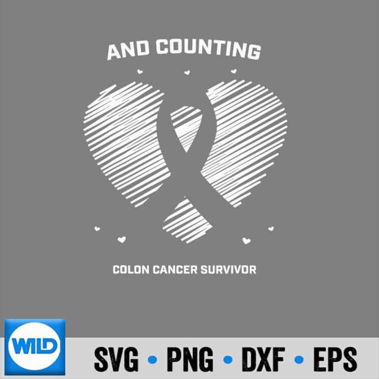 Cancer Survivor SVG, Years Cancer Survivor Colon Cancer Products SVG ...