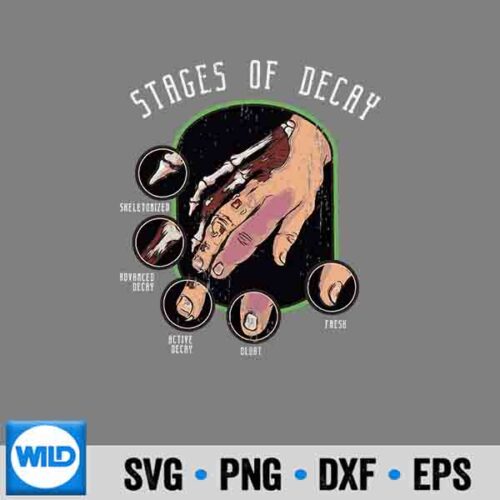 Stages Forensic Decay SVG, Stages Of Decay Forensic Science Funeral ...